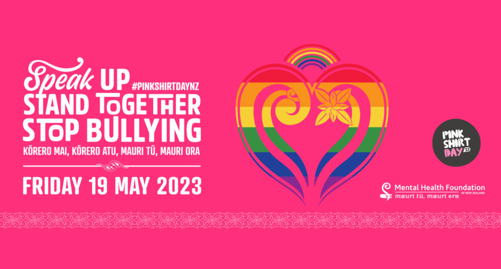 Pink Shirt Day 2023: Kōrero Mai, Kōrero Atu, Mauri Tū, Mauri Ora – Speak Up, Stand Together ...